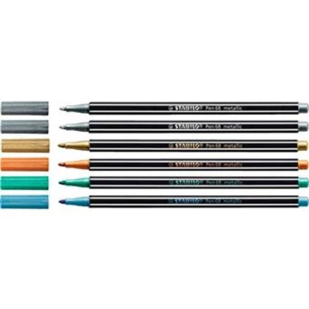 STABILO Pen 68 metallic Pack 1.4mm – Pens Etc