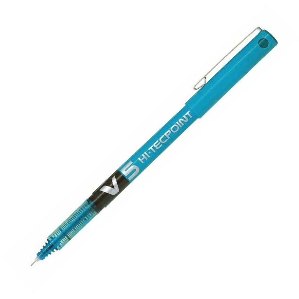 Pilot V5 Hi-Tecpoint Liquid Ink Pen 0.5mm Needlepoint Tib – Pens Etc