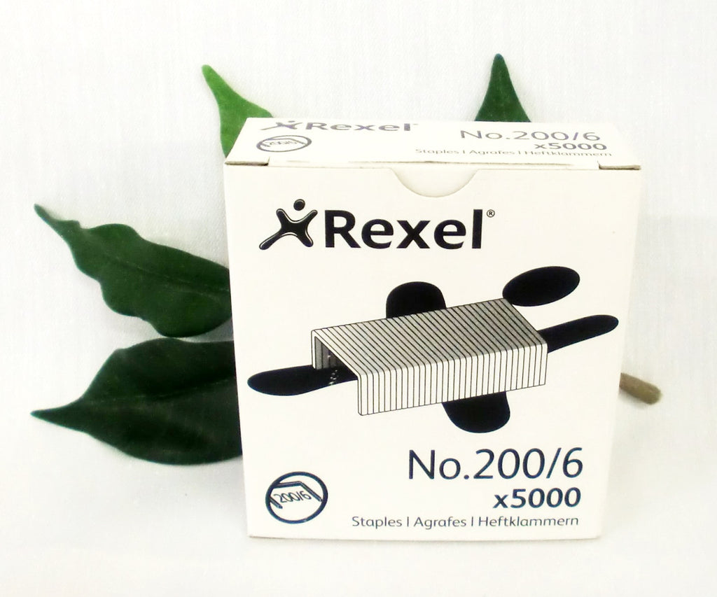 Rexel County Staples No.200/6 5000 Pack for Triumph Tacker 06565 – Pens Etc
