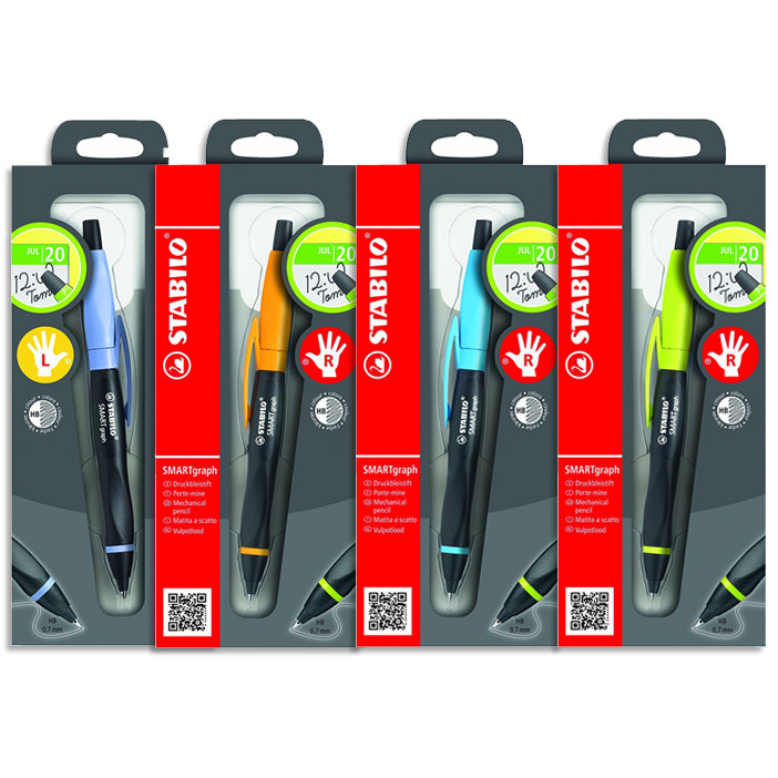 Stabilo SMARTgraph Left & Right Handed Mechanical Pencil in 4 Colours ...