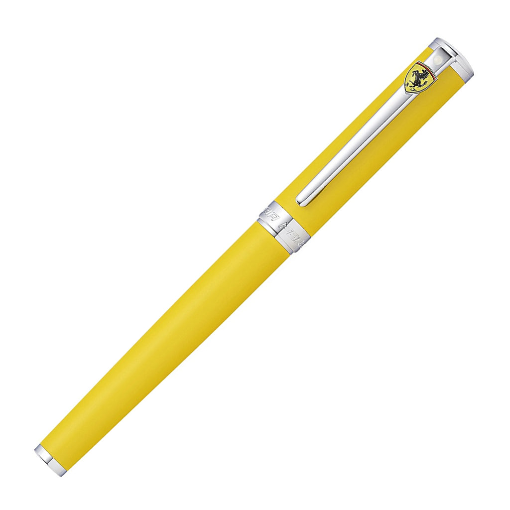 Sheaffer Ferrari Intensity Satin Yellow Fountain Pen with Chrome Trims ...